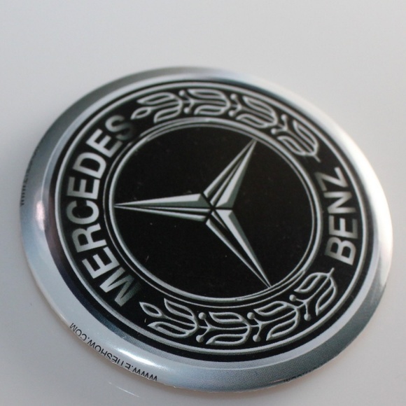 Benz | Accessories | Mercedes Logo Emblem Sticker Laurel Wreath Decal ...